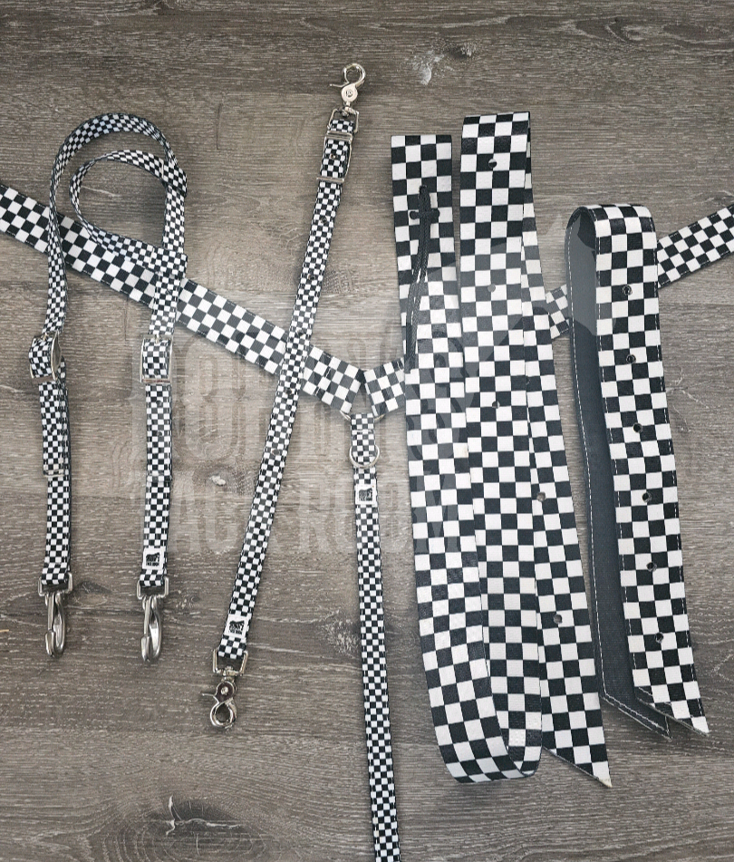Checkered tack set – Robins Tack Room